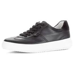 Sneaker Gabor "Sneaker low", Damen, Gr. 39, schwarz, Schuhe Sneaker