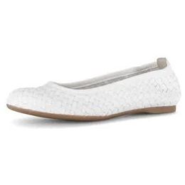 Ballerina Gabor "Eleganter Ballerina", Damen, Gr. 42, creme, Schuhe Ballerina