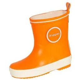 Gummistiefel Druppies "Stiefel", M&auml;dchen, Gr. 30, orange, Obermaterial: 100% Naturkautschuk NaRubber., Schuhe Gummistiefel