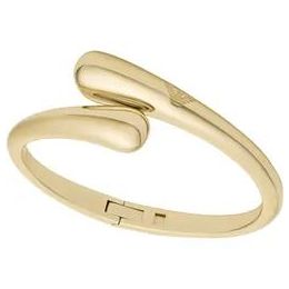 Armspange Emporio Armani "Schmuck Geschenk Metall ICONIC TREND", gelbgoldfarben, Armb&auml;nder, Damen, 16,5cm, Metall, Armspange