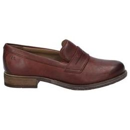 Slipper Josef Seibel "Sienna 96, bordeaux", Damen, Gr. 42, rot (bordeaux), Obermaterial: 100% Rindsleder Leather cow., Schuhe Slipper