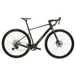 Gravelbike KROSS "KROSS Gravelbike Carbon Esker ADV 1.0 28" gr&uuml;n 12 G&auml;nge 2026" Gr. 53, gr&uuml;n, gr&uuml;n, Fahrr&auml;der, 53cm, 28 Zoll (71,12cm) hinten: 28 Zoll (71,12cm), Rahmen aus Carbon