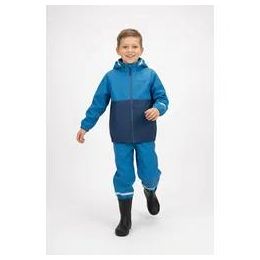 Regen- und Matschhose Trollkids "KIDS ODDA RAIN SET XT", M&auml;dchen, Gr. 116, N-Gr, summernight blau, mystic, Obermaterial: 100% Polyester, Hosen, f&uuml;r Kinder und Jugendliche, sportlicher Stil