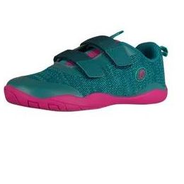 Barfu&szlig;schuh Trollkids "KIDS EIKEFJORD BAREFOOT HIKER", Kinder, Gr. 34, smaragd, rubine, Synthetik, Schuhe Barfu&szlig;schuh