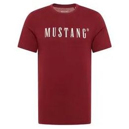 T-Shirt Mustang "T-Shirt Style Austin 1er Pack", Damen, Gr. 3XL, rot, Obermaterial: 100% Baumwolle CO(Bio)., Shirts T-Shirt