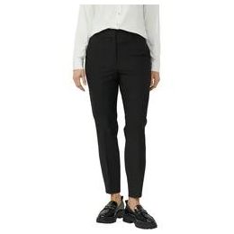 Stoffhose s.Oliver BLACK LABEL, Damen, Gr. 34, N-Gr, schwarz, Web, Obermaterial: 62% Polyester, 33% Viskose, 5% Elasthan. Futter: 100% Polyester, unifarben, schmal lang, Hosen Stoffhose, mit schmalem Bein, Viskose-Stretch