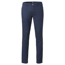 Chinos MEYER "M5 Move 1-6024", Herren, Gr. 34, L&auml;nge 34, marine, 96% Baumwolle, 4% Elasthan, unifarben, regular fit lang, Hosen, mit Stretchbund