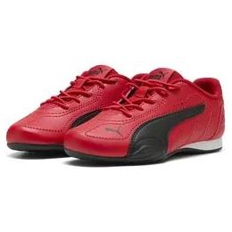 Sneaker Puma "Puma Catch Sneakers Kinder", Damen, Gr. 34.5, for all time rot schwarz, Obermaterial: Textil, Synthetik. Futter: Textil. Innensohle: Textil. Laufsohle: Gummi, Schuhe Sneaker