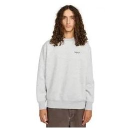 Sweatshirt Element "Element Co", Herren, Gr. L, mid grau heather, Obermaterial: 85% Microfaser, 15% Walkfrottier;, Sweatshirts Sweatshirt