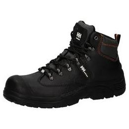 Sicherheitsschuh Helly Hansen "Aker Mid" Gr. 47, schwarz, 47, Obermaterial: 50% Rindsleder Leather cow. 50% Lammleder LEL., Schuhe