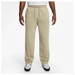 Sporthose Nike SPORTSWEAR "M NK CLUB BB OH PANT", Damen, Gr. XL, N-Gr, lt khaki, lt, Sweatware, Obermaterial: 80% Baumwolle, 20% Polyester, unifarben, lang, Hosen Sporthose, aus Baumwollmischung, mit Kordelverschluss