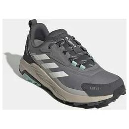 Wanderschuh Adidas TERREX "TERREX ANYLANDER RAIN.RDY", Damen, Gr. 37, grau three, sanftes wei&szlig;, grau two, Textil, Schuhe Wanderschuh, wasserdicht