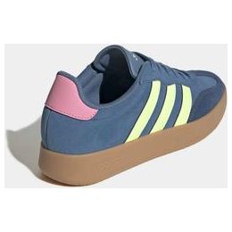 Sneaker Adidas SPORTSWEAR "BARREDA", Damen, Gr. 40, blau (hireye, duin, blipnk), Leder, Synthetik, Schuhe Sneaker, inspiriert vom Design des Adidas handball spezial
