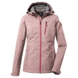 Softshelljacke Killtec "KOS 89 WMN SFTSHLL JCKT", Damen, Gr. 44, dunkelros&eacute;, Oberseite: 100% Polyester;R&uuml;ckseite: 100% Polyester;Futter: 100% Polyester, Jacken Softshelljacke, Damen Softshelljacke: Wind-und wasserdicht, atmungsaktiv