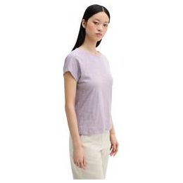 Marc O'Polo T-Shirt MARC O'POLO "aus weichem Baumwoll-Slub-Jersey", Damen, Gr. M, dusty lavender, Obermaterial: 100% Baumwolle, unifarben, Basic, regular fit, U-Boot-Ausschnitt, normaler Saum, Shirts T-Shirt