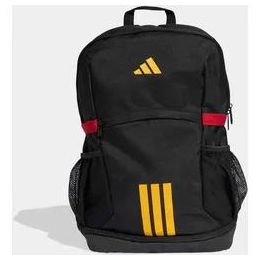 Rucksack Adidas PERFORMANCE "YOUTH TIRO", schwarz, collegiate gold, power rot, Rucks&auml;cke, Kinder, Obermaterial: 100% Polyester, Rucksack
