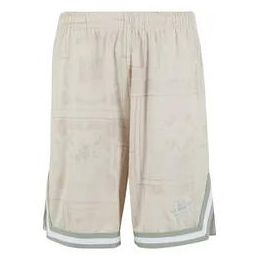 Shorts Karl Kani "Karl Kani Varsity Paisley Mesh Shorts", Herren, Gr. L, US-Gr&ouml;&szlig;en, sand, schwarzsand, 100% Polyester, loose fit, Hosen Shorts