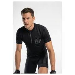 Radtrikot CMP, Herren, Gr. 48, antracite, ar, Obermaterial: 100% Polyester. Futter: 98% Polyester, 2% Elasthan, Trikots, Fahrradshirt