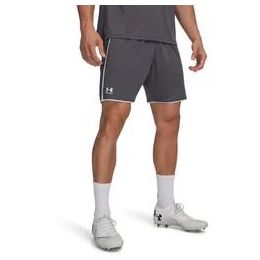 Trainingsshorts Under Armour "UA M CHALLENGER TRAIN SHORT", Herren, Gr. XXL, N-Gr, castlerock,, wei&szlig;, Obermaterial: 100% Polyester, Hosen, f&uuml;r vielseitige Aktivit&auml;ten, leichtes Material, Sportmode-Design