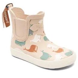 Gummistiefel bisgaard "barefoot rubber boot", M&auml;dchen, Gr. 28, whale, Naturkautschuk, gemustert, Schuhe Gummistiefel, Regenstiefel f&uuml;r Kleinkinder, Gr&ouml;&szlig;enschablone zum Download