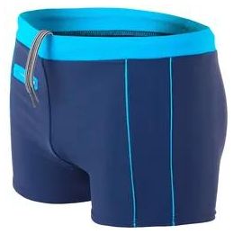 Badehose AQUARTI "Badehose Aquarti Herren Badehose Kurz mit Kontrastpaspel", Damen, Gr. XXL, N-Gr, blau (010 dunkelblau, blau), Obermaterial: 80% Polyamid PA. 20% Elasthan EL., Badehosen Badehose