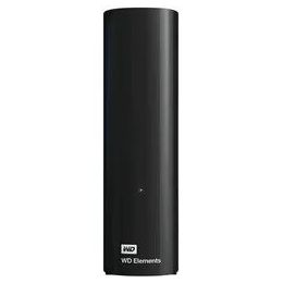 Western Digital externe HDD-Festplatte "Elements Desktop HDD 16 TB", schwarz, 16 TB, Schreibgeschwindigkeitmaximal 250 MB/s Lesegeschwindigkeitmaximal 250 MB/s, Festplatten