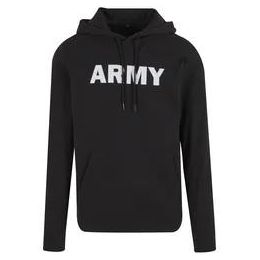 Kapuzenpullover BRANDIT "Brandit Army Hoody", Herren, Gr. 4XL, schwarz, 50% Polyester, 50% Baumwolle, mehrfarbig, normal, ohne Ausschnitt, Pullover Kapuzenpullover