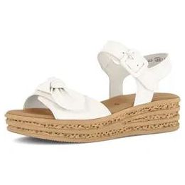 Plateausandaletten Gabor "Plateau Sandale", Damen, Gr. 39, creme, Schuhe