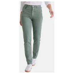 5-Pocket-Jeans STOOKER WOMEN "Nizza Denim Tapered Fit Jeans", Damen, Gr. 38, L&auml;nge 30, chinoise gr&uuml;n, Twill, 98% Baumwolle, 2% Elasthan, gerade, unten schmal lang, Jeans 5-Pocket-Jeans, Tapered Fit Casual Clean Wash Denim Jeans f&uuml;r Damen