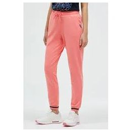 Sporthose SOCCX, Damen, Gr. L, Normalgr&ouml;&szlig;en, apricot sunset, Sweatware, Material: 95% Baumwolle, 5% Elasthan, unifarben, relaxed fit lang, Hosen Sporthose, mit Elastikbund & seitlichen Taschen