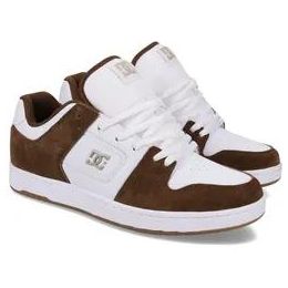 Skateschuh DC Shoes "Manteca 4 S", Herren, Gr. 5(37), braun, wei&szlig;, Obermaterial:53.02% Leder, 46.98% Synthetikmaterial;, Schuhe