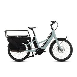 Cube Longtail Hybrid Comfort Family 800 | Gr. One Size | Aluminium E-Transportrad Grau