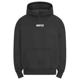 Kapuzenpullover DROPSIZE "Dropsize Herren Dropsize Heavy Oversize Fearless Hoodie", Herren, Gr. XXL, schwarz, 70% Baumwolle, 30% Polyester, mehrfarbig, oversize, ohne Ausschnitt, Pullover Kapuzenpullover