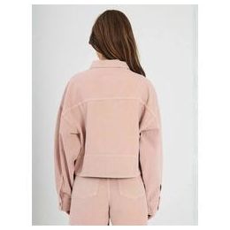 Outdoorjacke NORR "NORR Jacket Kenzie", Damen, Gr. 36, light pink wash, Obermaterial: 100% Baumwolle, Jacken Outdoorjacke