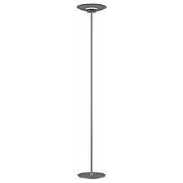 NEUHAUS PURE LED Stehlampe "PURE Moon", platinfarben, 1, &Oslash; 32cm H: 180cm, 1 Stk., Leuchten, Stufenloses dimmen per Touchdimmer, Rauchglas, LED Stehlampe