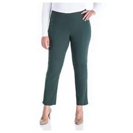 Stoffhose KjBRAND "Susie XS Ankle Bengaline", Damen, Gr. 54, N-Gr, tanne, Web, Obermaterial: 80% Viskose, 17% Polyamid, 3% Elasthan, skinny fit kn&ouml;chellang, Hosen Stoffhose, Sommerhose mit Schlupfbund