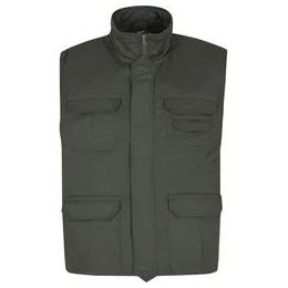 Steppweste BRANDIT "Brandit Safari Vest", Herren, Gr. XXL, olive, 100% Polyester, Westen Steppweste
