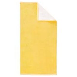 Duschtuch Dyckhoff "Pure Natural Uni", gelb, B:70cm L:140cm, Frottier, Baumwolle, Handt&uuml;cher, BIO Baumwolle, GOTS