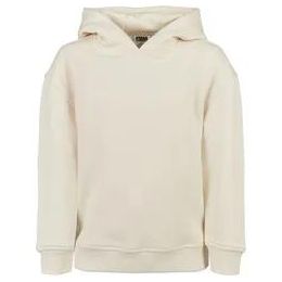Kapuzensweatshirt Urban Classics "Urban Classics Damen Girls Organic Hoody", M&auml;dchen, Gr. 110/116, sandwei&szlig;, 100% Baumwolle, unifarben, Sweatshirts