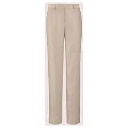 Madeleine Mode B&uuml;gelfaltenhose MADELEINE "Hose Weite B&uuml;gelfalten-Hose", Damen, Gr. 46, N + K Gr, beige (berber), Obermaterial: 54% Leinen LI. 36% Viskose CV. 9% Polyester PES. 1% Elasthan EL., Modern, normal, Hosen