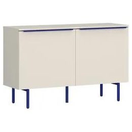 Kommode Tom Tailor HOME, light taupe, B:110cm H:72cm T:42cm, Holzwerkstoff, Melamin, Spanplatte, Sideboards, Kommode, Sideboard mit 2 T&uuml;ren, Softclose,viel Stauraum mit Farbkick