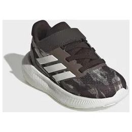 Sneaker Adidas SPORTSWEAR "RUNFALCON 5 KIDS", M&auml;dchen, Gr. 22, tent gr&uuml;n, core wei&szlig;, earth strata, Synthetik, Textil, Schuhe Sneaker, f&uuml;r Kinder, mit Klettverschluss