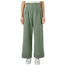 Webhose QS, Damen, Gr. 34, L&auml;nge 30, olive, Web, Obermaterial: 53% Viskose, 35% Polyester, 12% Polyamid, bequem lang, Hosen, weites Bein mit Gummzug am Bund