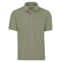 Poloshirt TRIGEMA "TRIGEMA Poloshirt DELUXE Piqu&eacute;", Damen, Gr. XXL, salbei, Piqu&eacute;, 100% Baumwolle, Basic, lang, ohne Ausschnitt, Shirts