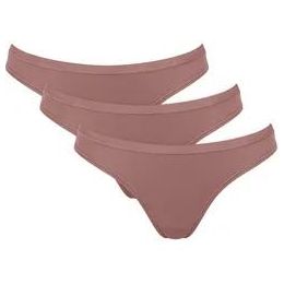 Minislip Sloggi "GO Daily Cotton", Damen, Gr. XL, braun (cacao), Single Jersey, Obermaterial: 95% Baumwolle, 5% Elasthan, unifarben, k&ouml;rpernah, Unterhosen, flacher Elastikbund, Baumwollmix, bequem, weich