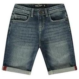 Jeansbermudas Cars Jeans "Shorts TARGET", Jungen, Gr. 16 (176), N-Gr, schwarz used, Denim/Jeans, Obermaterial: 99% Baumwolle, 1% Elasthan, Abriebeffekte, Basic kniefrei, Jeans