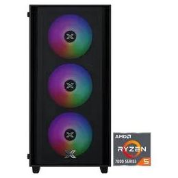 Captiva Gaming-PC "Highend Gaming R99-625", schwarz, ohne Betriebssystem, 16 GB RAM 1.000 GB SSD, Desktop-PCs