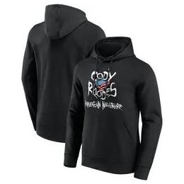 Kapuzenpullover Fanatics "Fanatics Hoodie WWE Wrestling Cody Rhodes", Herren, Gr. L, mehrfarbig, 80% Baumwolle, 20% Polyester, Pullover Kapuzenpullover