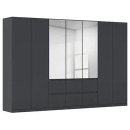 Dreht&uuml;renschrank Rauch "Schrank Garderobe MAINZ Breiten 91/136/181/226/271/315/360, H&ouml;he 210cm", graumetallic, B:315cm H:210cm T:54cm, Holzwerkstoff, Schr&auml;nke, Dreht&uuml;renschrank, grifflose Front, Au&szlig;ent&uuml;ren mit Push-to-Open Funktion MADE IN GERMANY