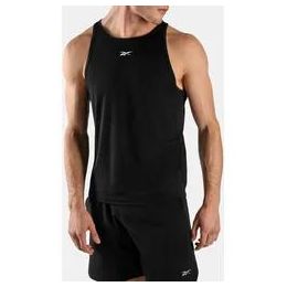 Lauftop Reebok "ID RUN TANK", Herren, Gr. M, schwarz, Obermaterial: 100% Polyester, Tops, sportlicher Stil, f&uuml;r Lauftraining und sportliche Aktivit&auml;ten